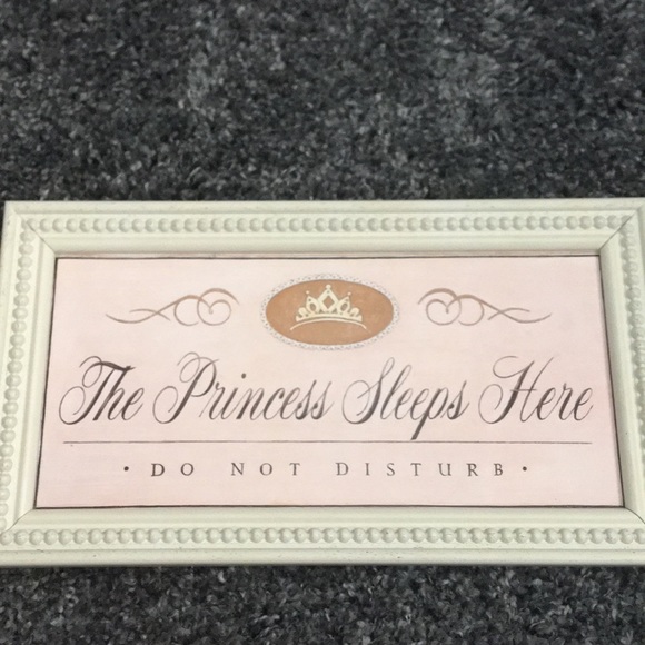 Disney | Other | Disney Princess Do Not Disturb Sign | Poshmark
